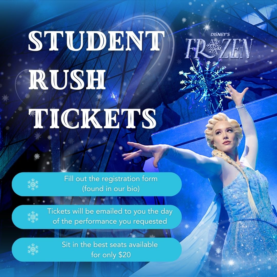 Frozen Student Rush Ticket - Music Theatre Wichita